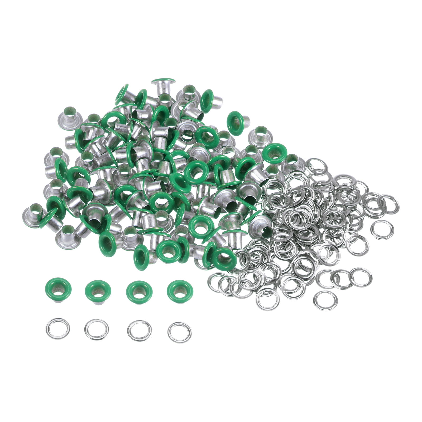 100set Grommets Kit Metal Eyelets 3mm Grommet Tool for Shoes Clothes ...