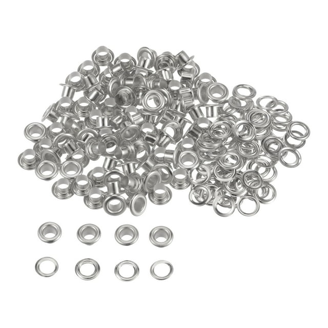 100set Grommets Kit Metal Eyelets 4mm Grommet Tool for Shoes Clothes ...