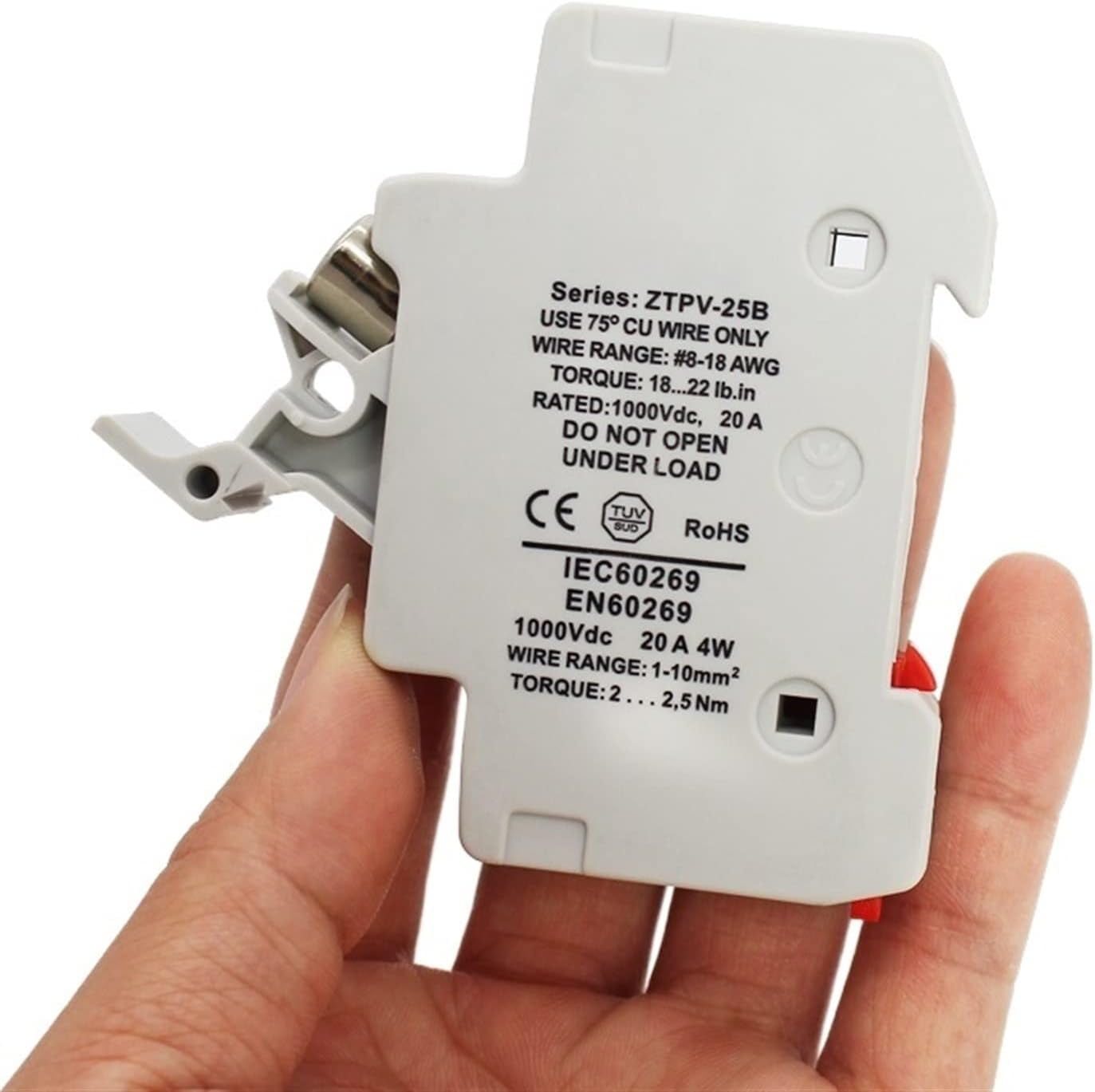 100sets Solar PV Fuse 2/3/5/8/10/12/15/20/30A 1000VDC 10x38 gPV with ...