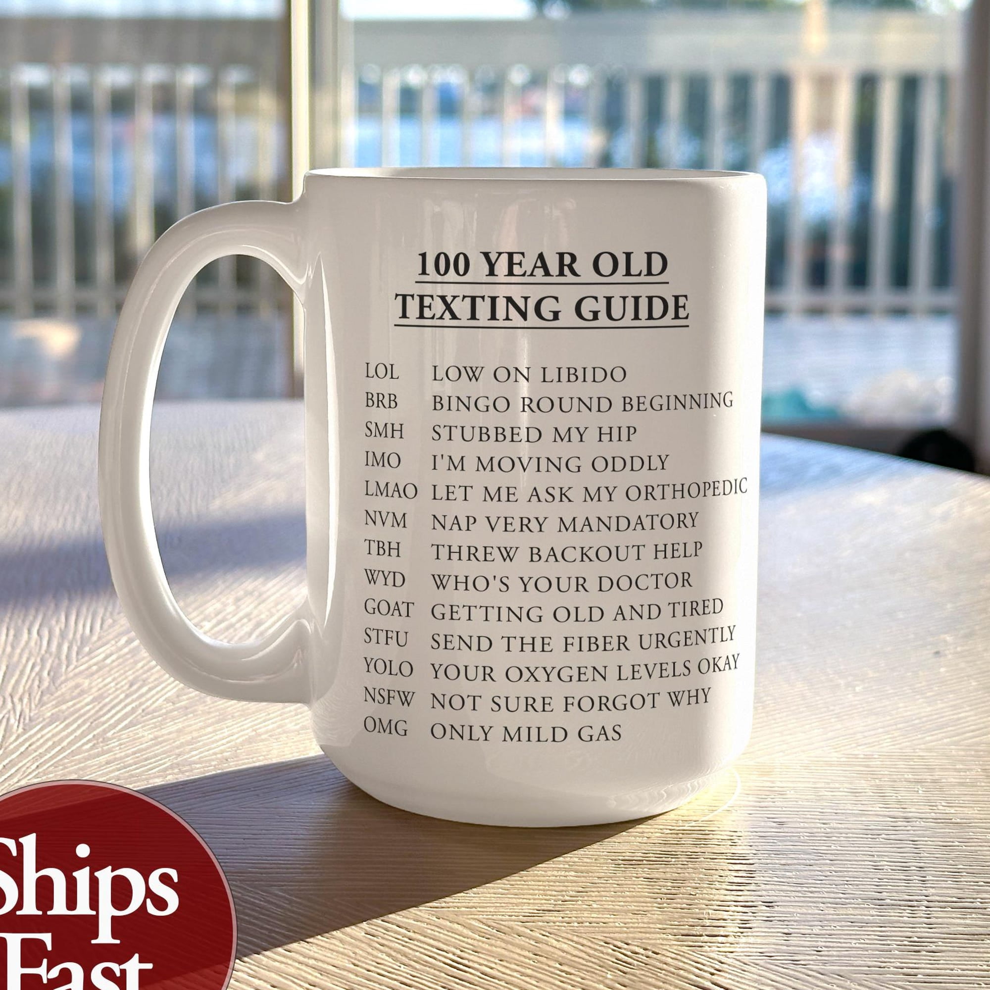 100th Birthday Coffee Mug 100th Birthday Gift Funny 100th Birthday ...