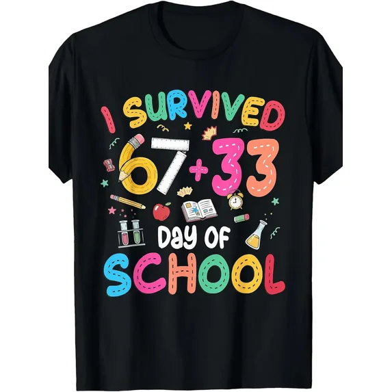 100th Day of School Math Equation Teacher Men Short Sleeve Graphic Tee ...