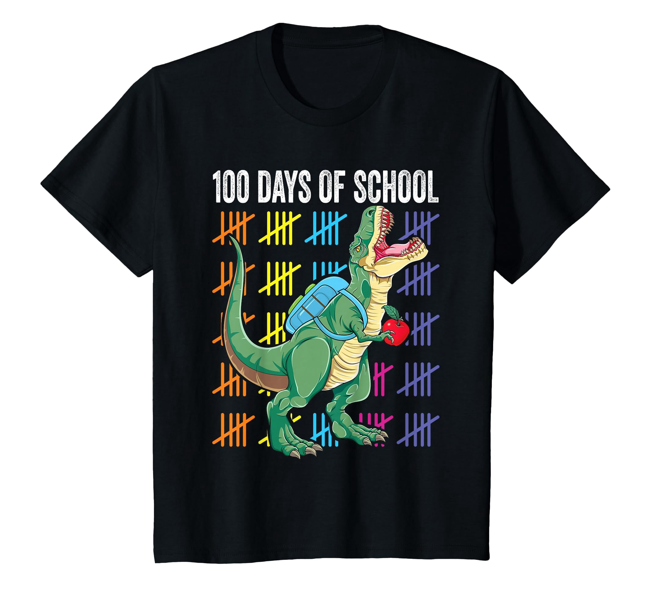 100th Day of School T-Rex T-Shirt for Toddlers - Fun Dinosaur Design ...