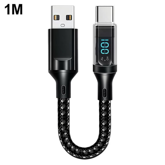 100w Fast Charging Digital Display Data Cable A U - Walmart.com