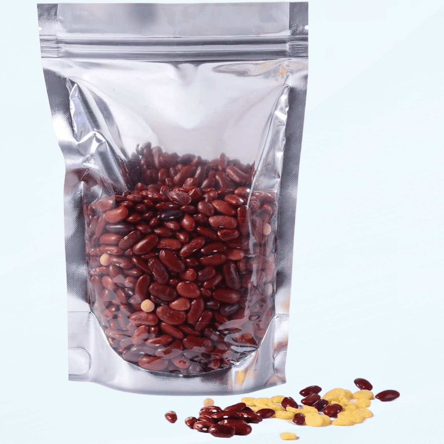 100x - Stand Up Ziplock Packaging Bags Aluminum Foil Mylar Zip Lock ...