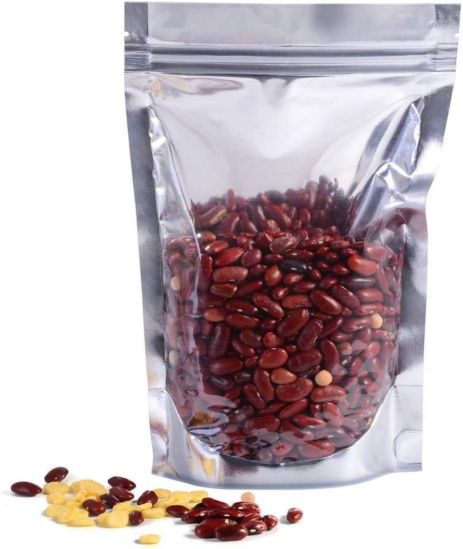 100x - Stand Up Ziplock Packaging Bags Aluminum Foil Mylar Zip Lock ...