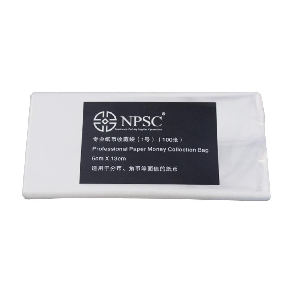 100x Transparent Banknote Sleeves Paper Money Holder Collection Bag ...