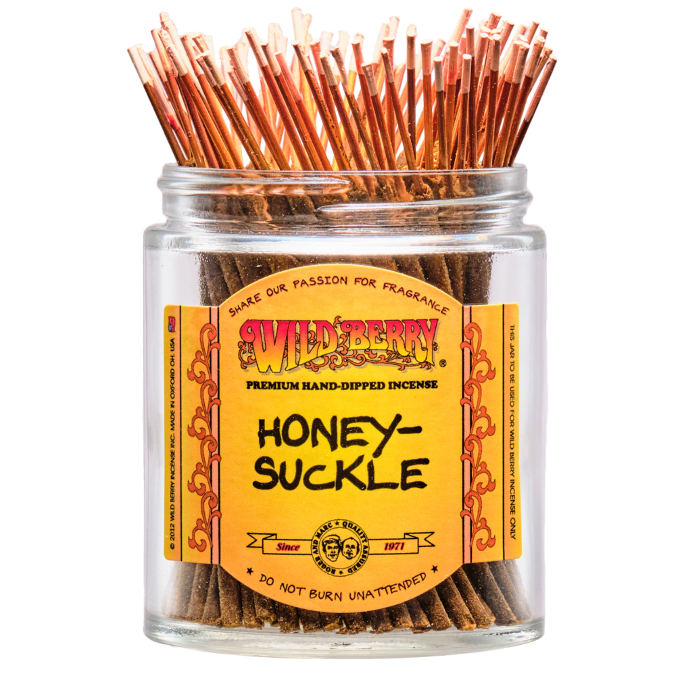 100x Wild Berry Shorties 4" Incense Sticks - Honeysuckle - USA Made ...