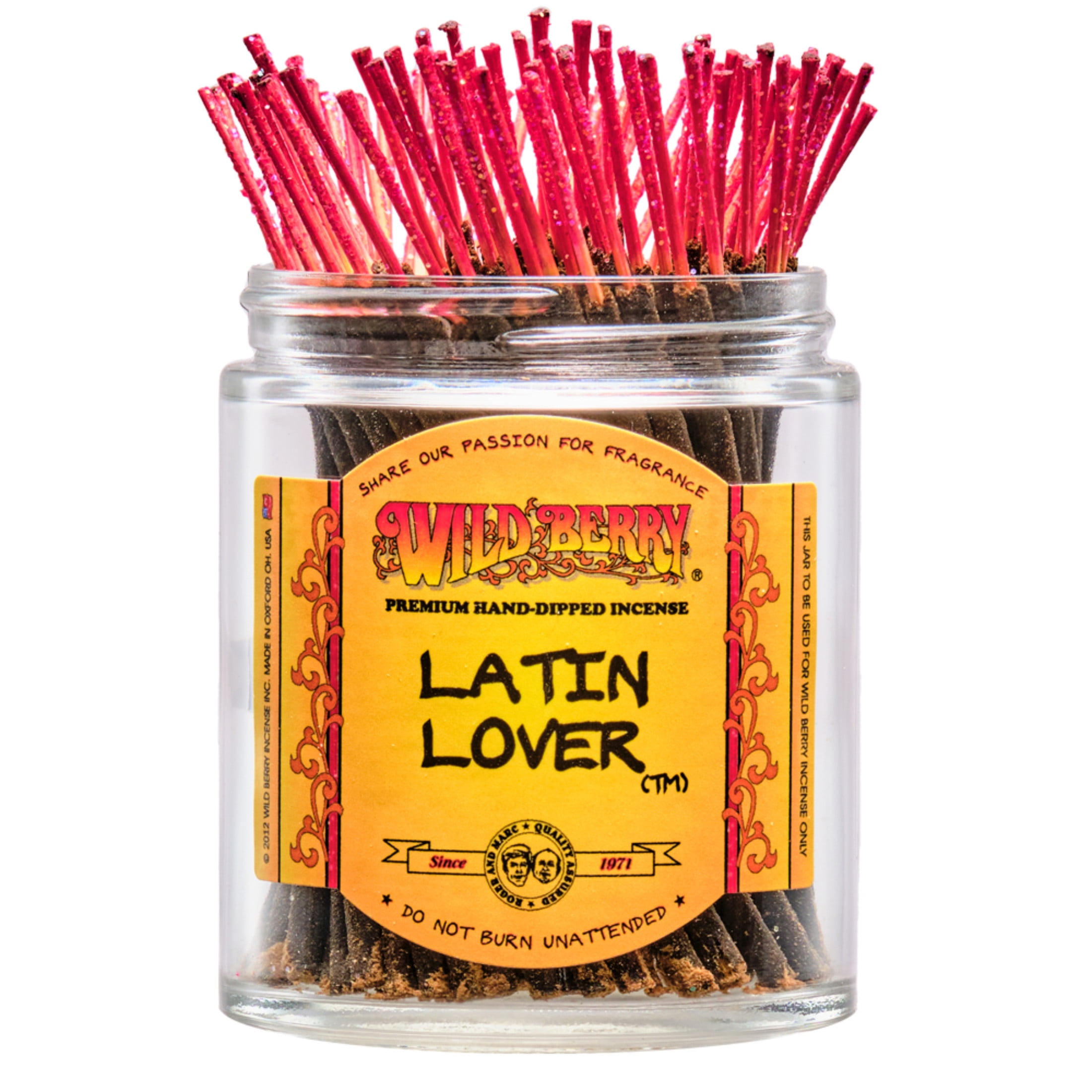 100x Wild Berry Shorties 4" Incense Sticks - Latin Lover - USA Made ...