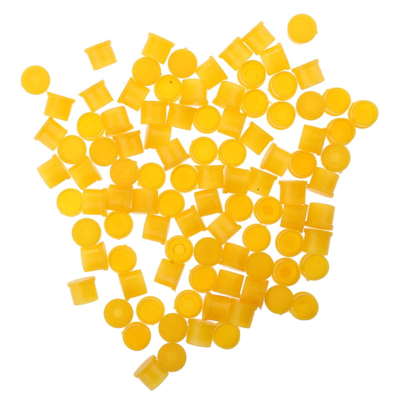 100x Yellow Plastic Covers Dust Cap for SMA RP SMA HF Connection ...
