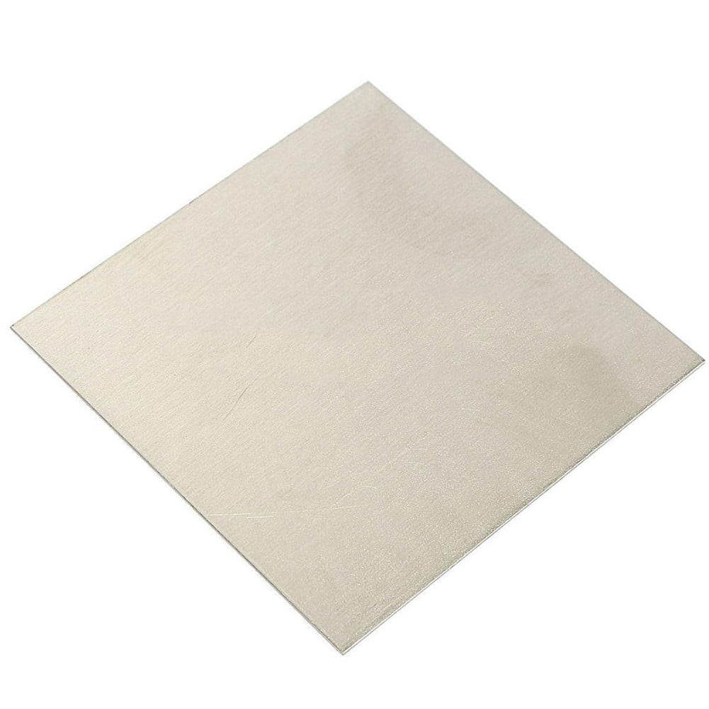 100x100mm Pure Nickel Plate Silver Pure Nickel Sheet Alkali-resistant ...