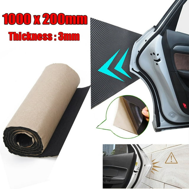 100x20cm Car Door Garage Rubber Wall Guard Bumper Safety Parking ...