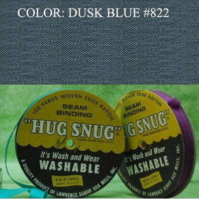 100yds 1/2" Schiff Seam Binding Hug Snug Ribbon Color Dusk Blue #822 ...