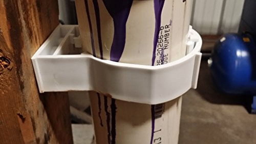 101-115HSPP White 10pack White Surface Mount Polypropylene Pipe Hanger ...