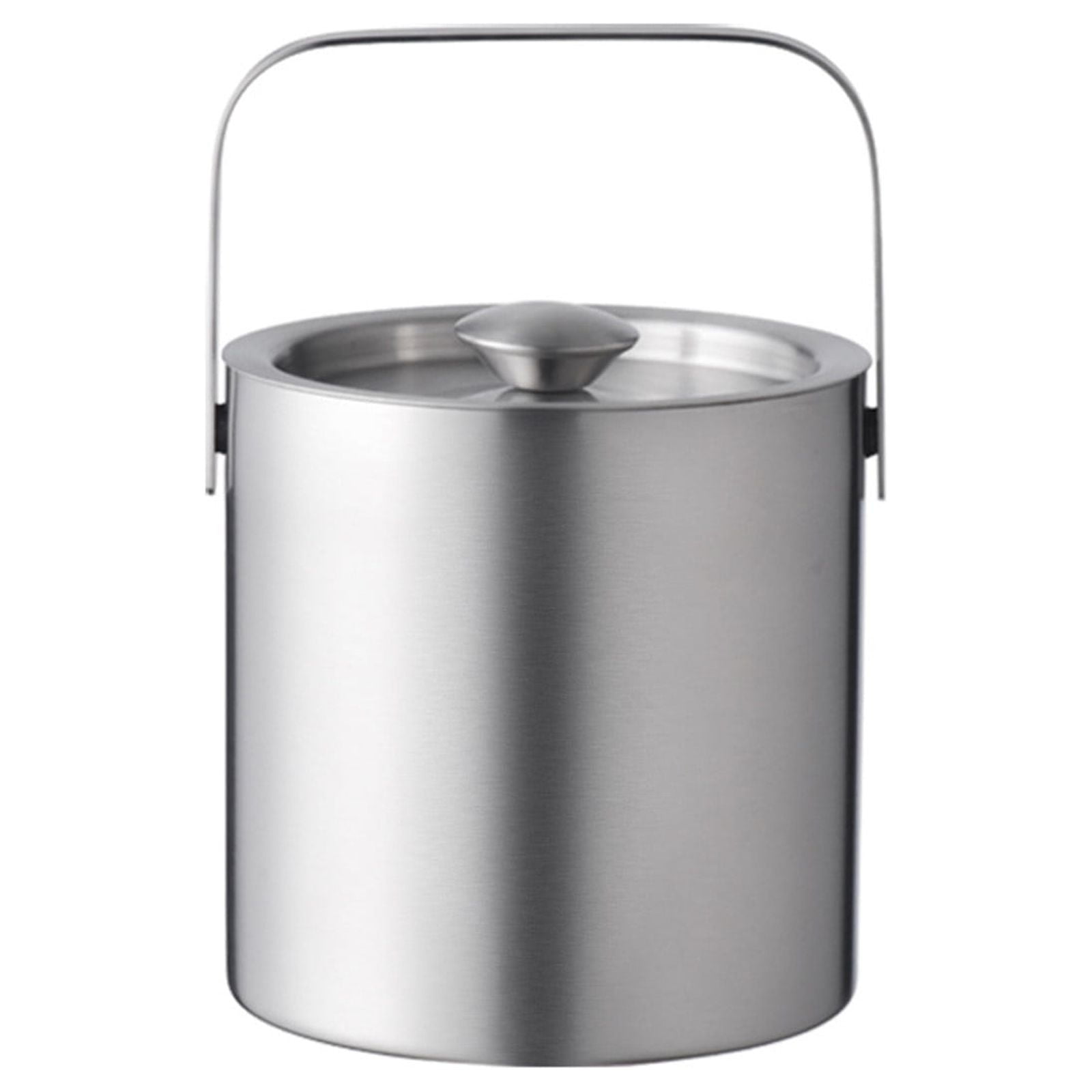 101.4oz Stainless Steel Ice Bucket with Handle, Champagne Bucket Wine ...
