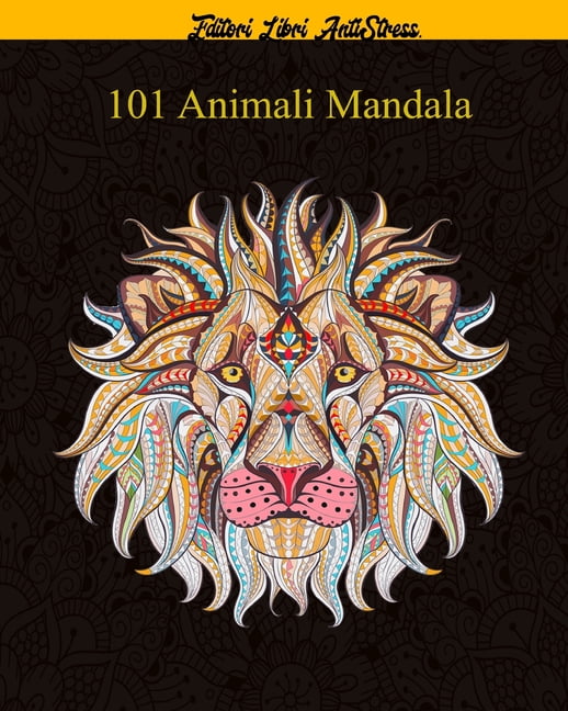 101 Animali Mandala: Magici Libri Da colorare Per Adulti Mandala ...