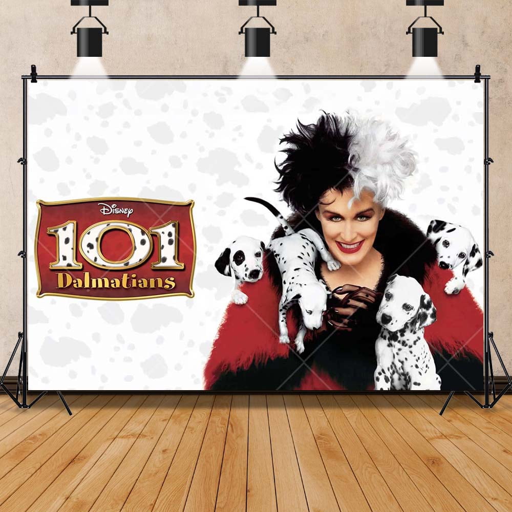 101 Dalmatians Happy Birthday Backdrop Banner Poster for Dalmatians ...
