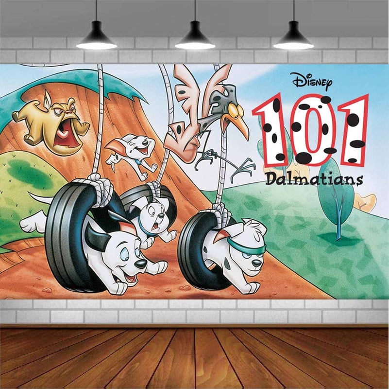 101 Dalmatians The Series Backdrop Banner Party Supplies Poster Movie ...