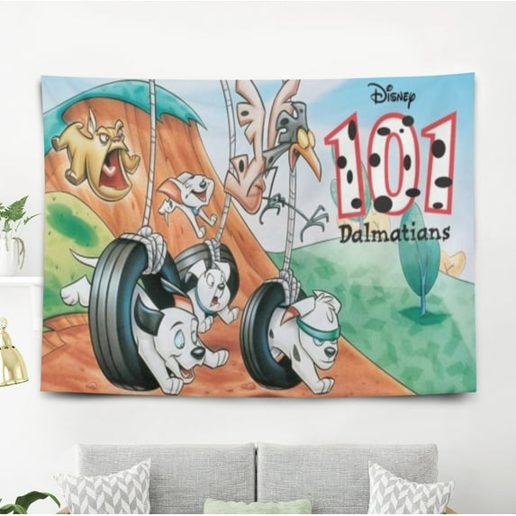 101 Dalmatians The Series Tapestry Gift Wall Hanging Backdrop for Room ...