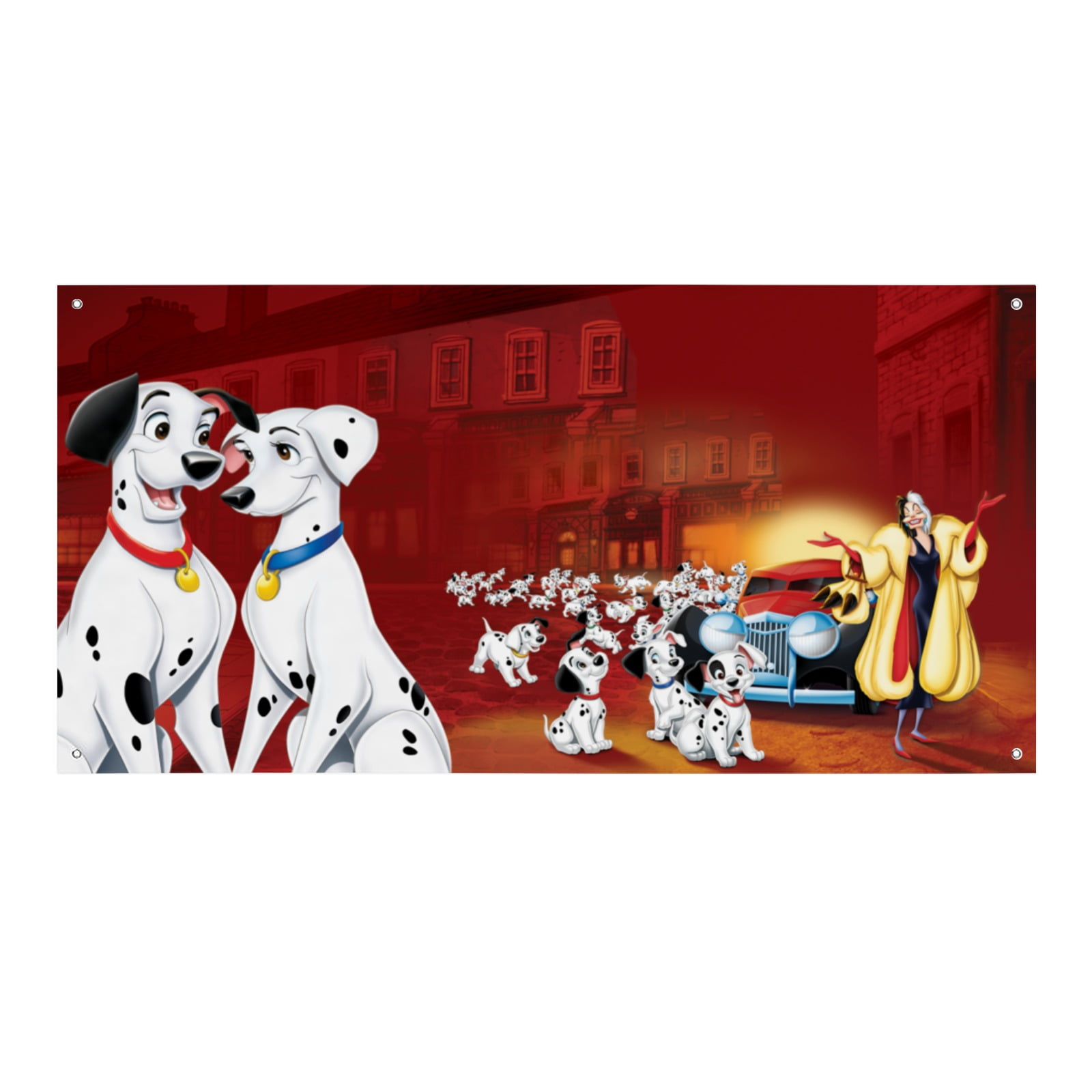 101 Dalmatians-Theme Backdrops Banner Birthday Party Decor Supplies ...