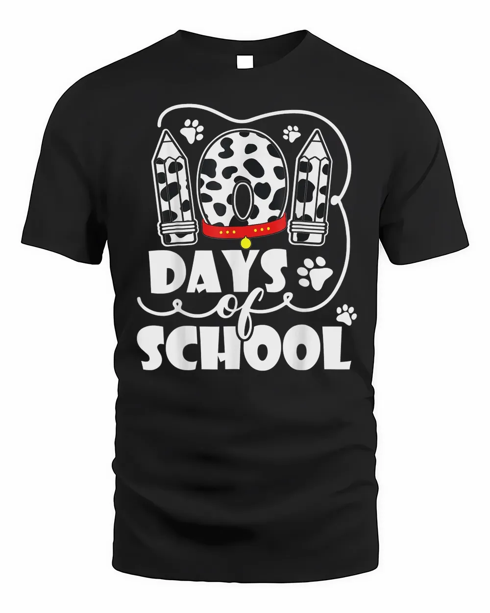 101 Days Of School Dalmatian Dog 100 Days Smarter Shirt - Walmart.com