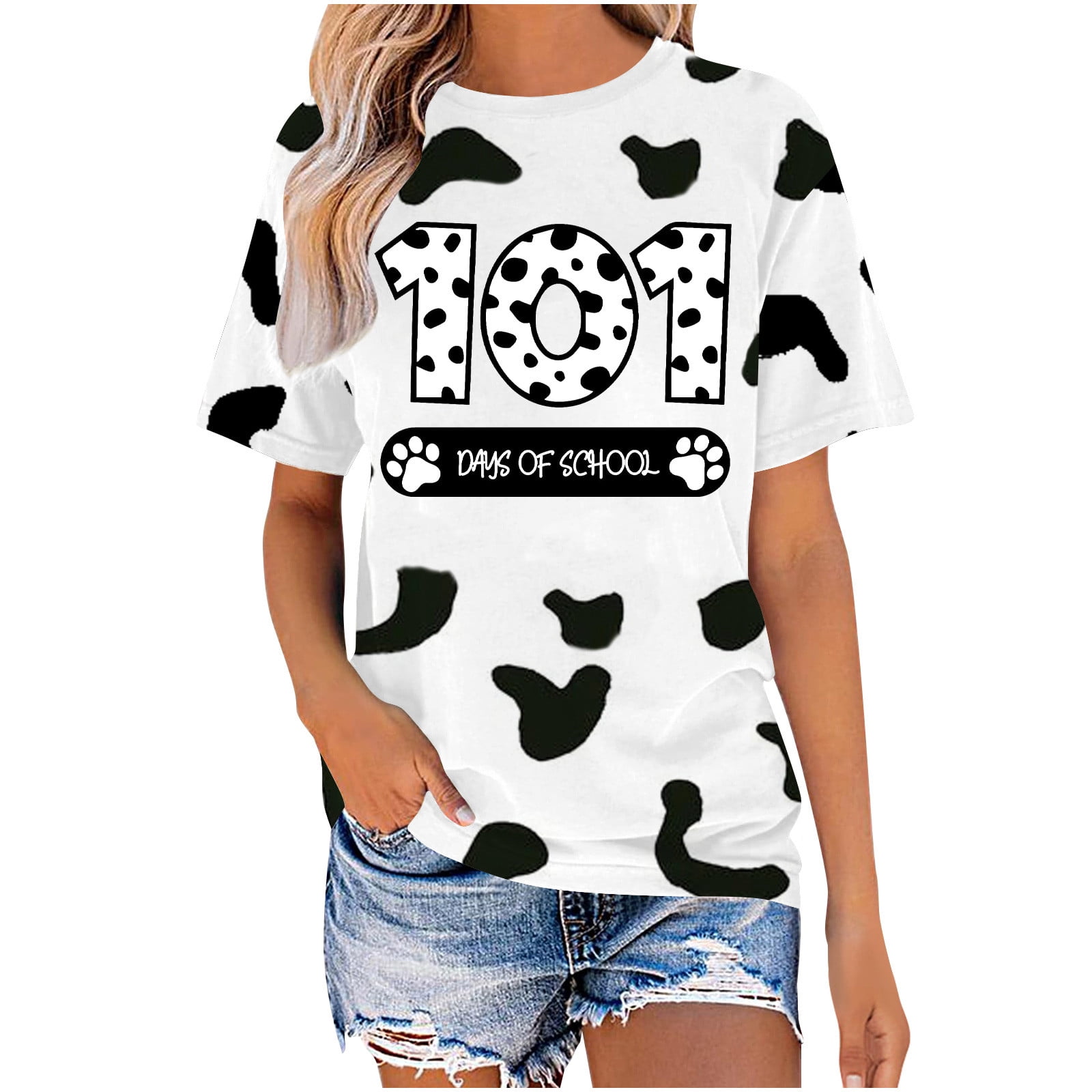 101 Days of School Shirts Spotty Dog Student Back to School Outfits ...