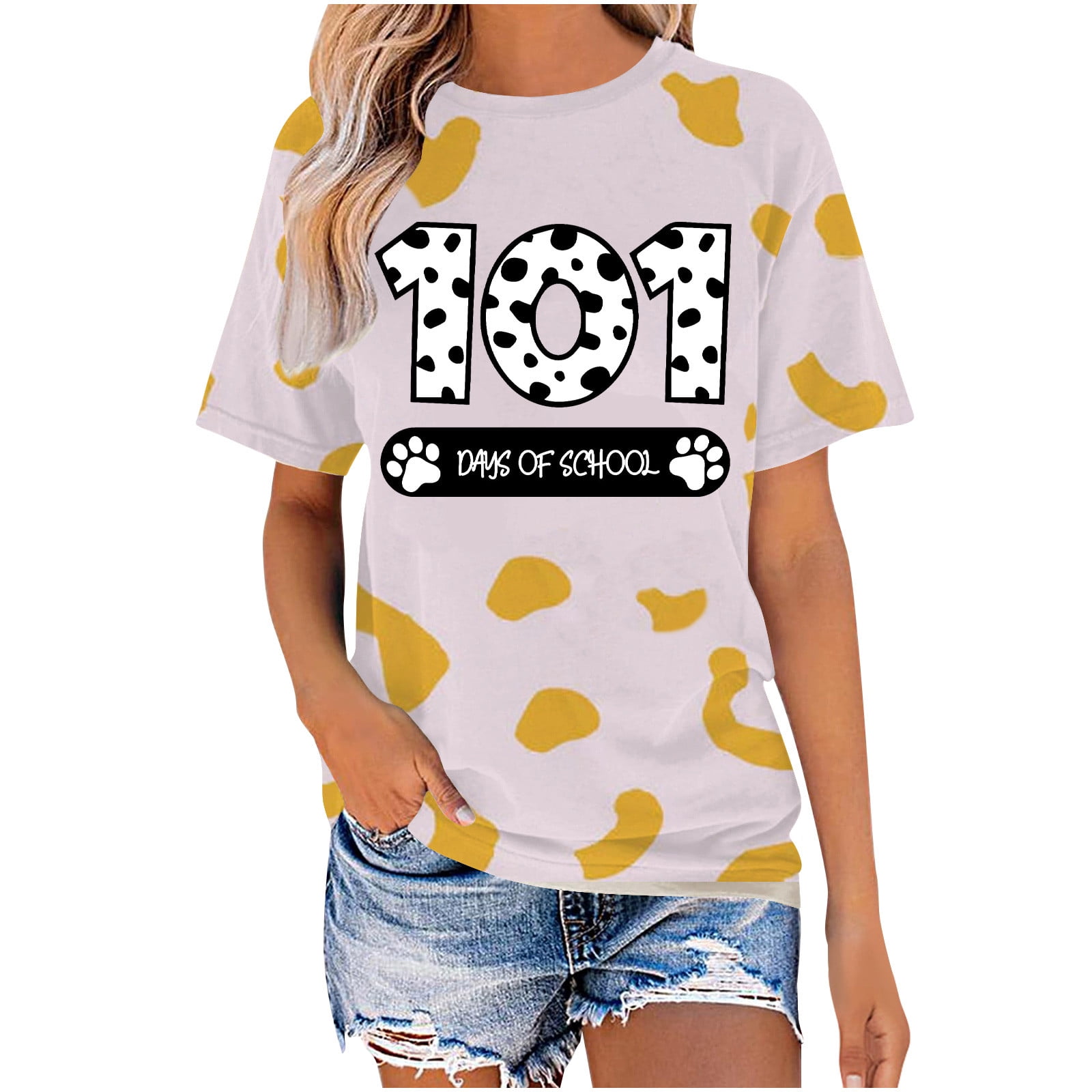 101 Days of School Shirts Spotty Dog Student Back to School Outfits ...