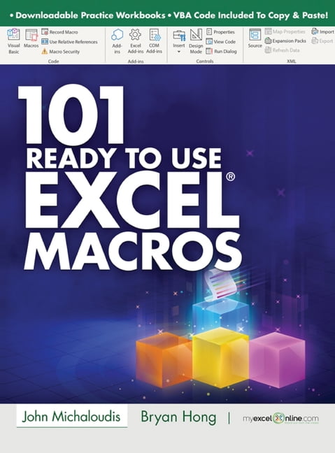 101 Excel 101 Ready To Use Microsoft Excel Macros, Book 2, (Hardcover) - Walmart.com