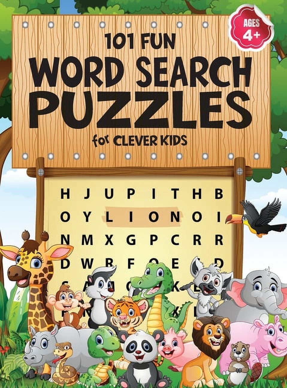 101 Fun Word Search Puzzles for Clever Kids 4-8: First Kids Word Search ...