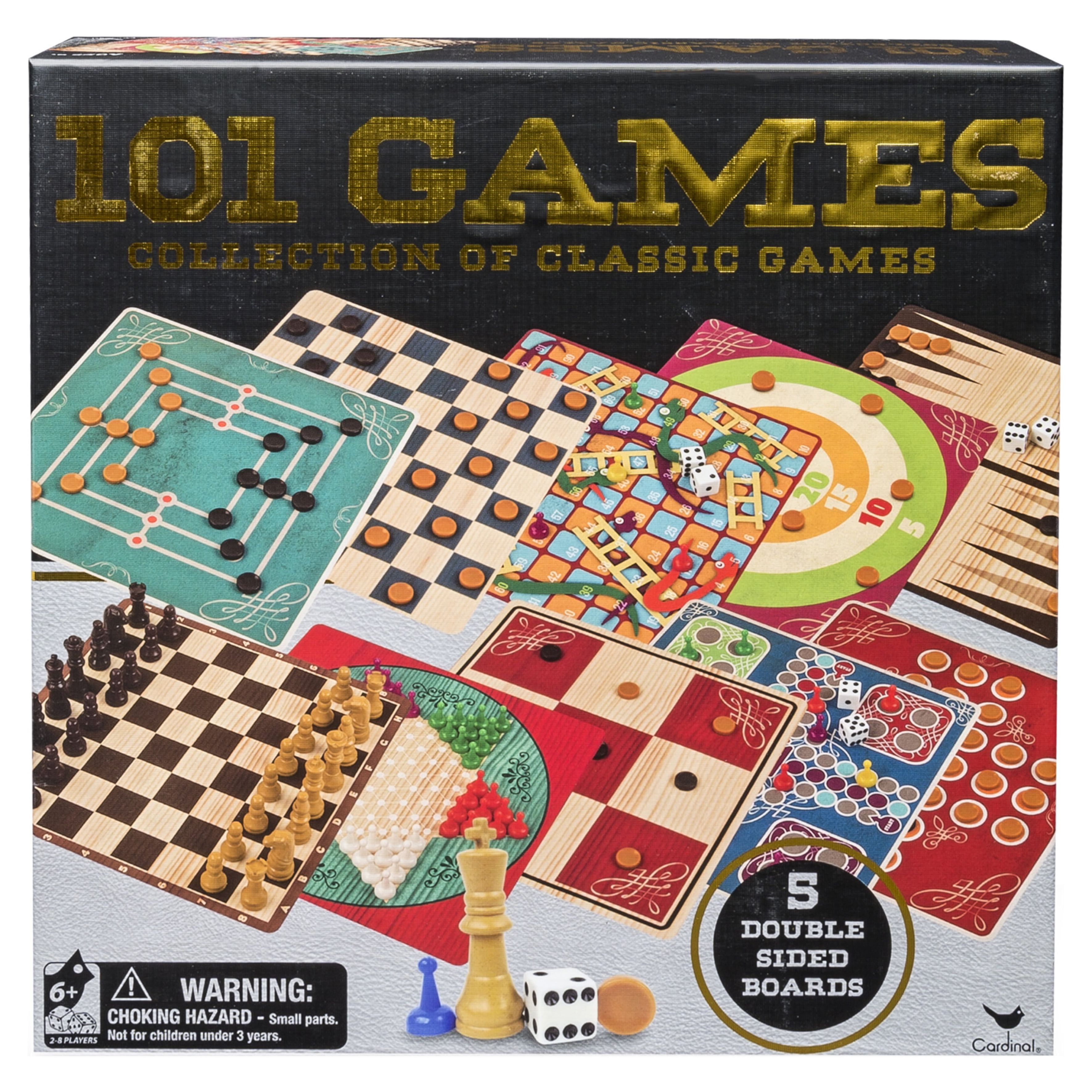 101 Games Collection of Classic Games, for Families and Kids Ages 8 and ...
