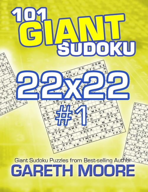 101 Giant Sudoku 22x22 #1, (Paperback) - Walmart.com