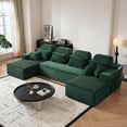 101″ Modern 3 Seater Sofa for Living Room, Boneless Couch in A Box ...
