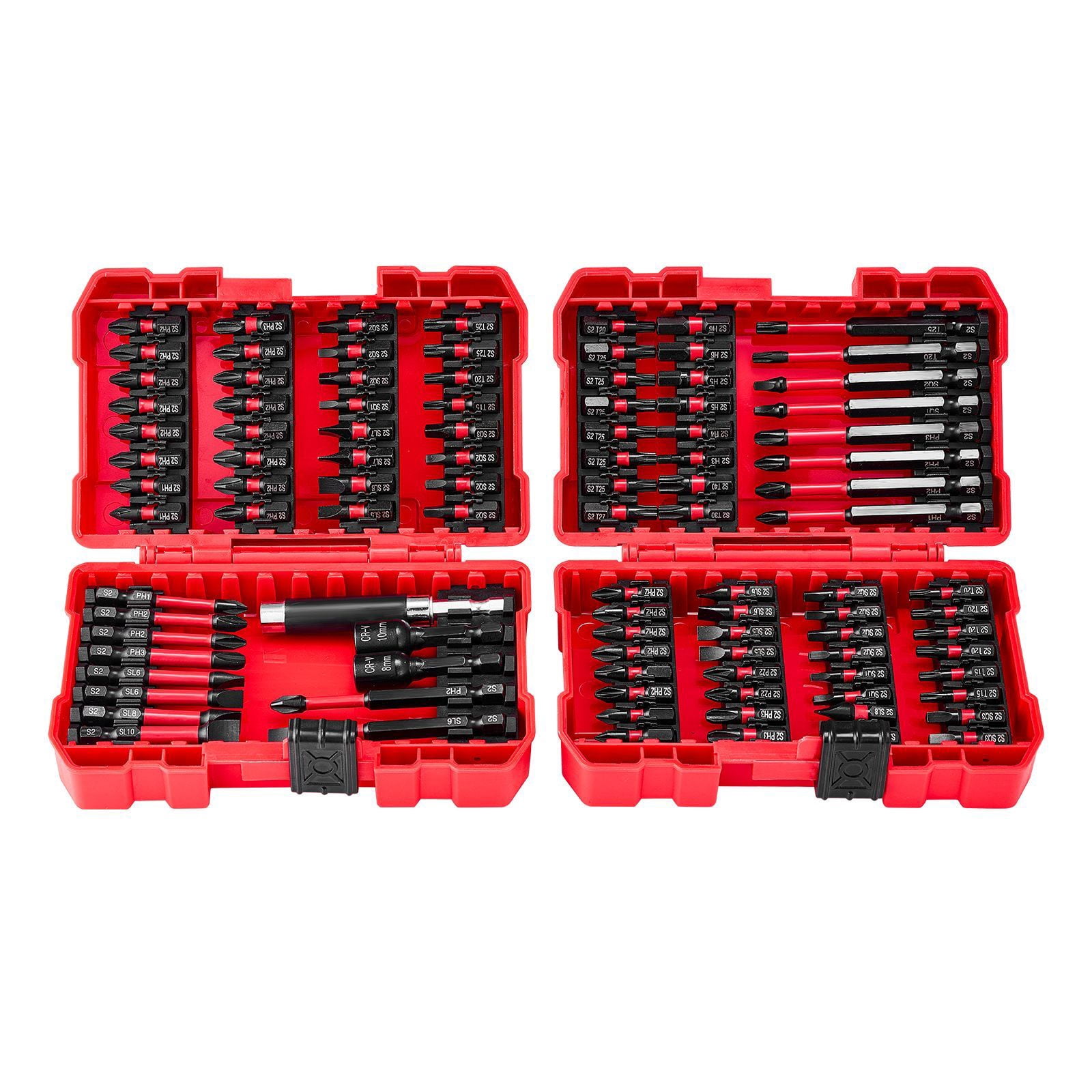 101-Piece Screwdriver Bit Set, magnetism Phillips Slotted Torx Hex ...