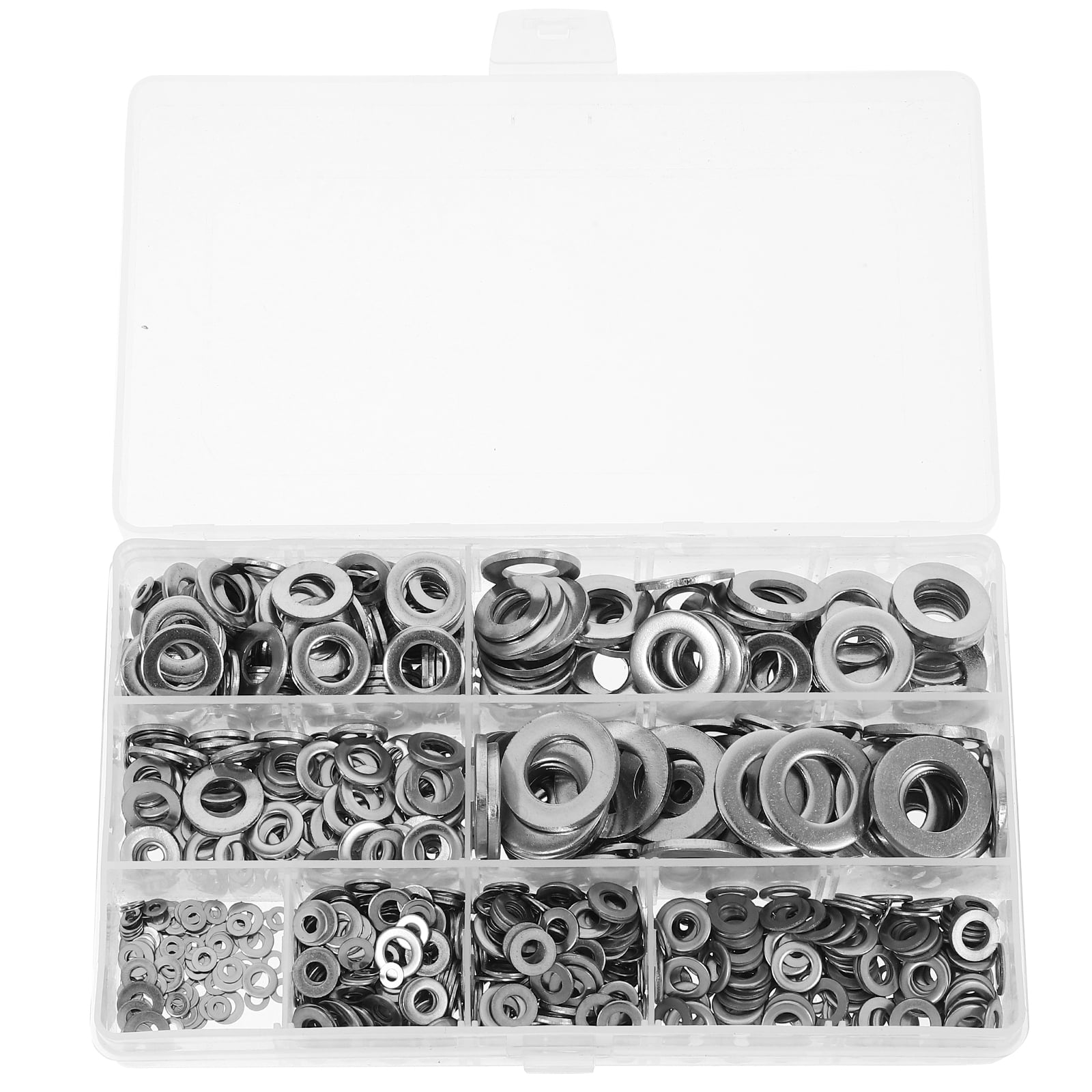 1010pcs Stainless Steel Washers Metal Combination Flat Gasket Kits ...