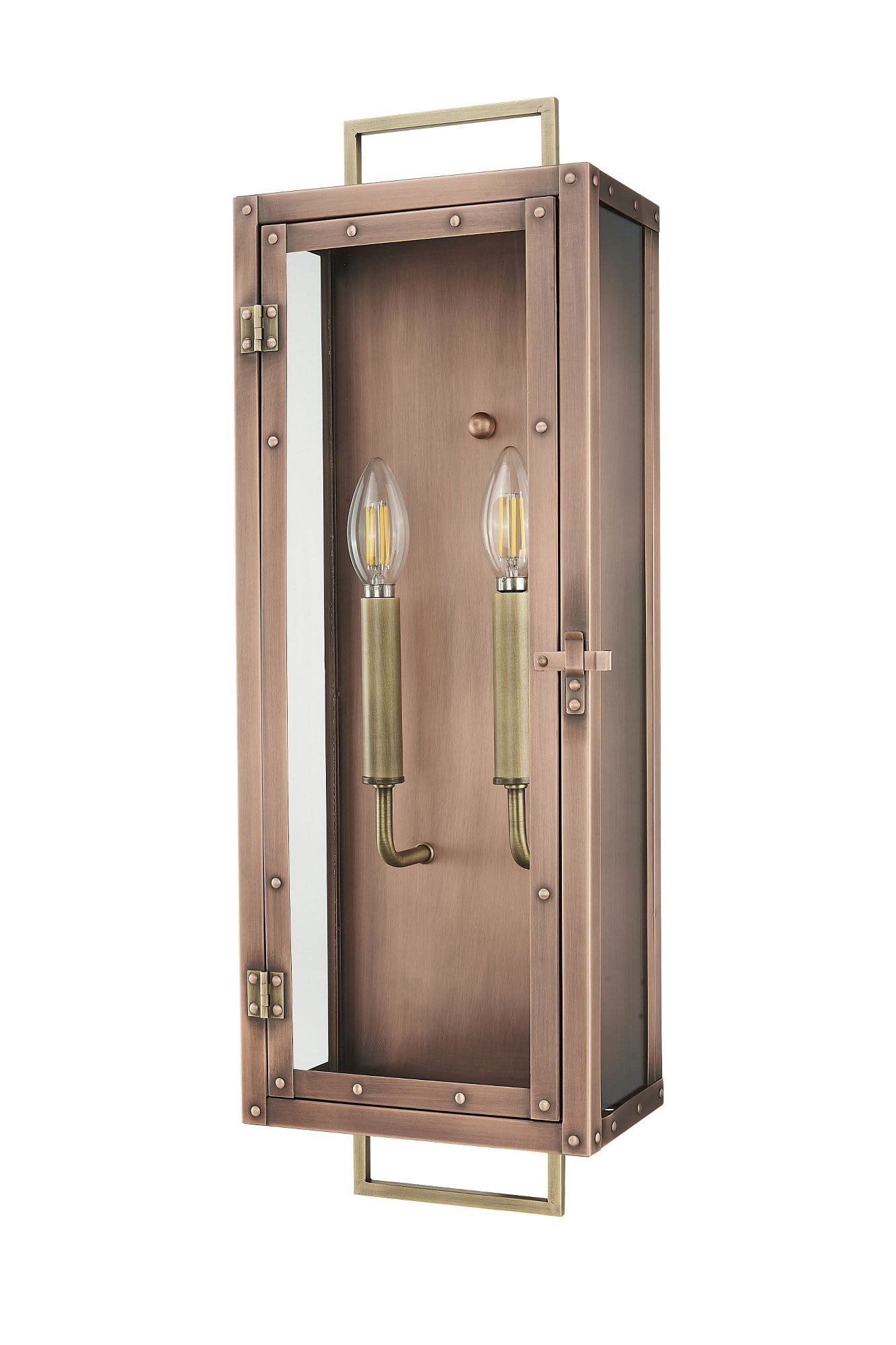 1011CP-Acclaim Lighting-Spencer - 2 Light Outdoor Wall Lantern-24 Inch Tall and 8 Inch Wide ...