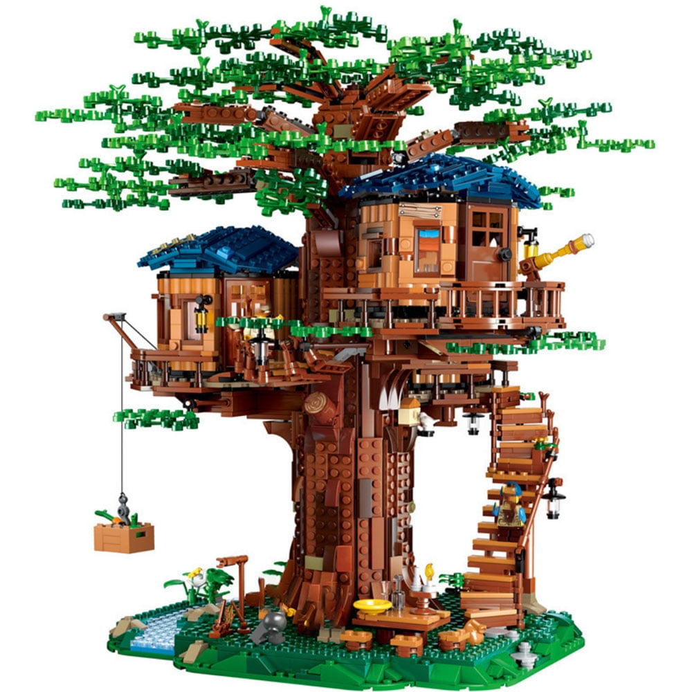 1013Pcs All Seasons Treehouse City Building Blocks Tree House creator ...