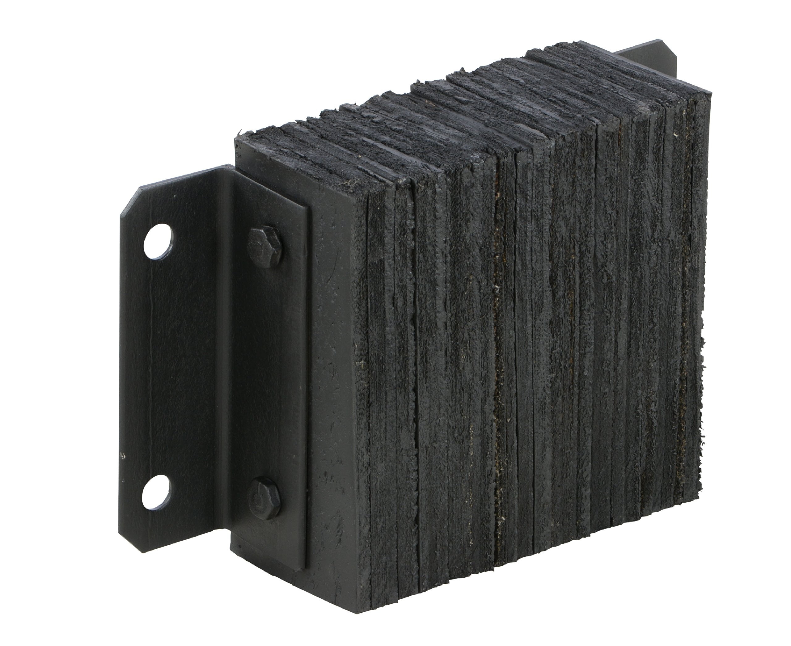 1014-4.5 Laminated Dock Bumper, 10x14x4.5 Inch Horizontal Impact Guard ...