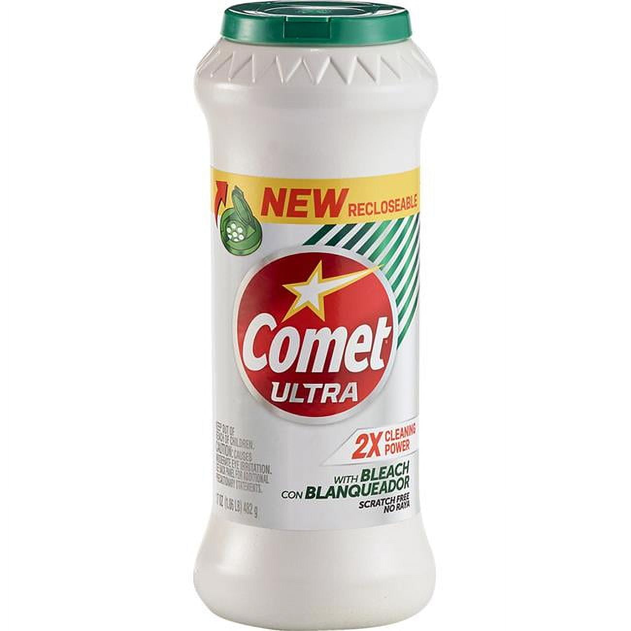 Comet Ultra No Scent All Purpose Cleaner Powder, 17 oz, Scratch Free ...