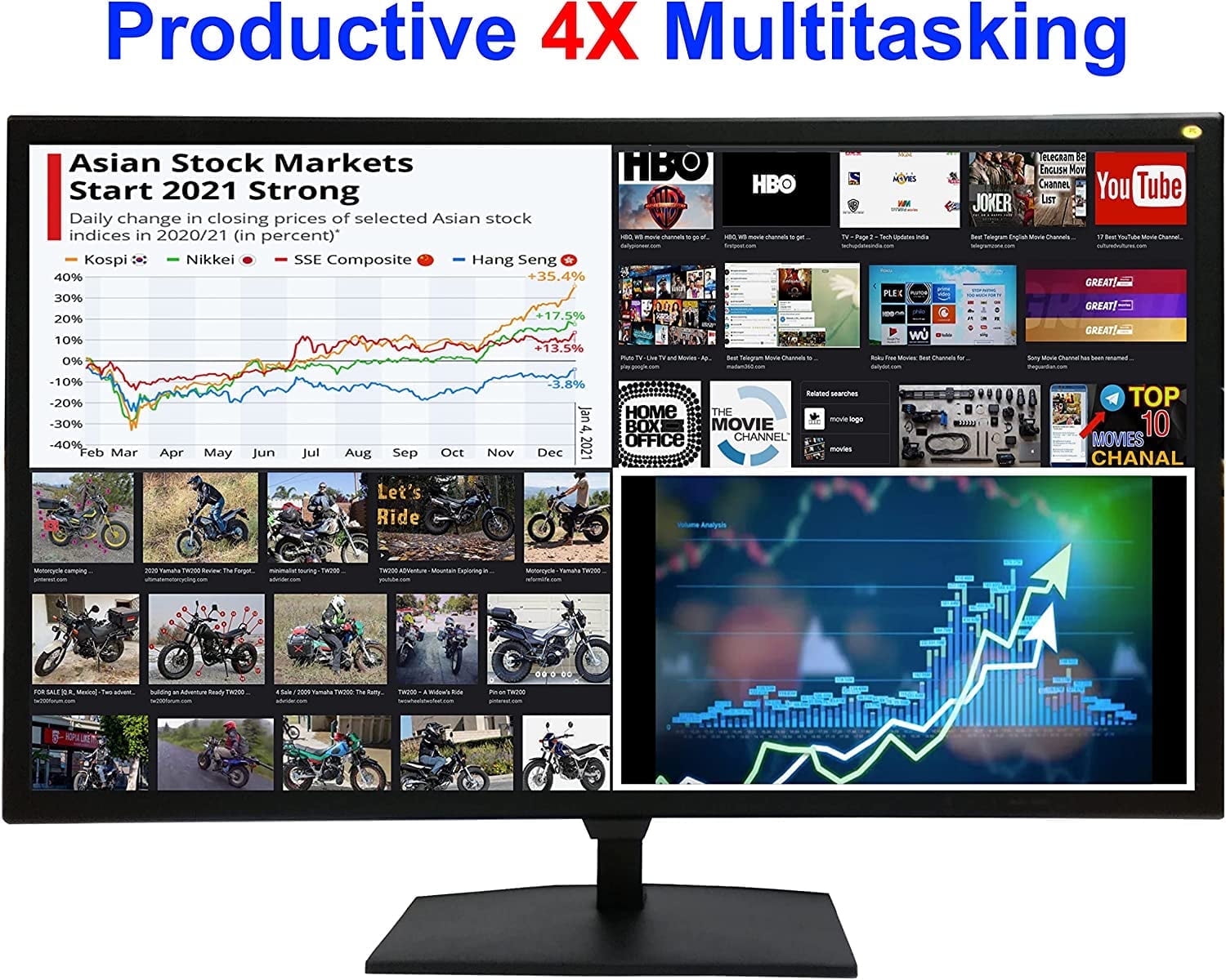 101AV 27" Wide Flat Screen Professional LED Security Monitor, 4K UHD ...