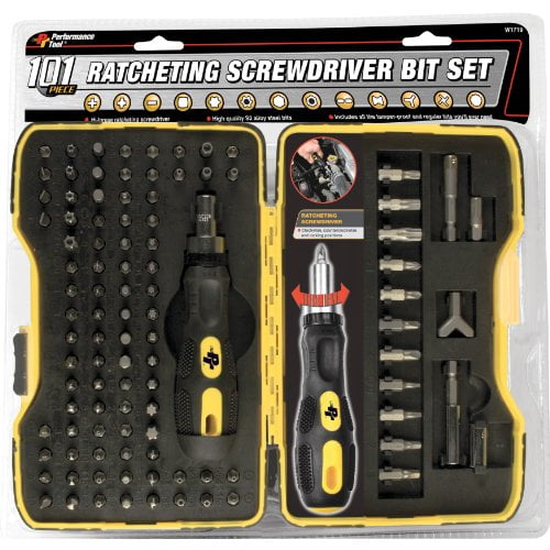 101PC RATCHETING BIT DRIVER SET - Walmart.com