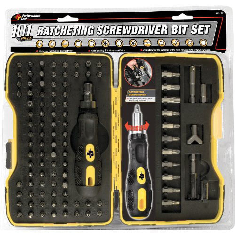 101PC RATCHETING BIT DRIVER SET - Walmart.com