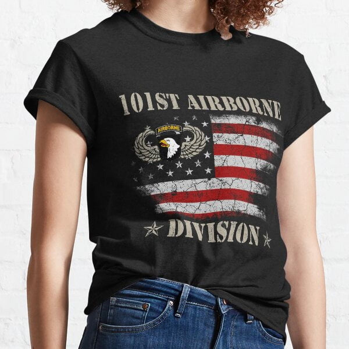 101St Airborne Division American Flag Day 4Th Of July Classic T-shirt ...