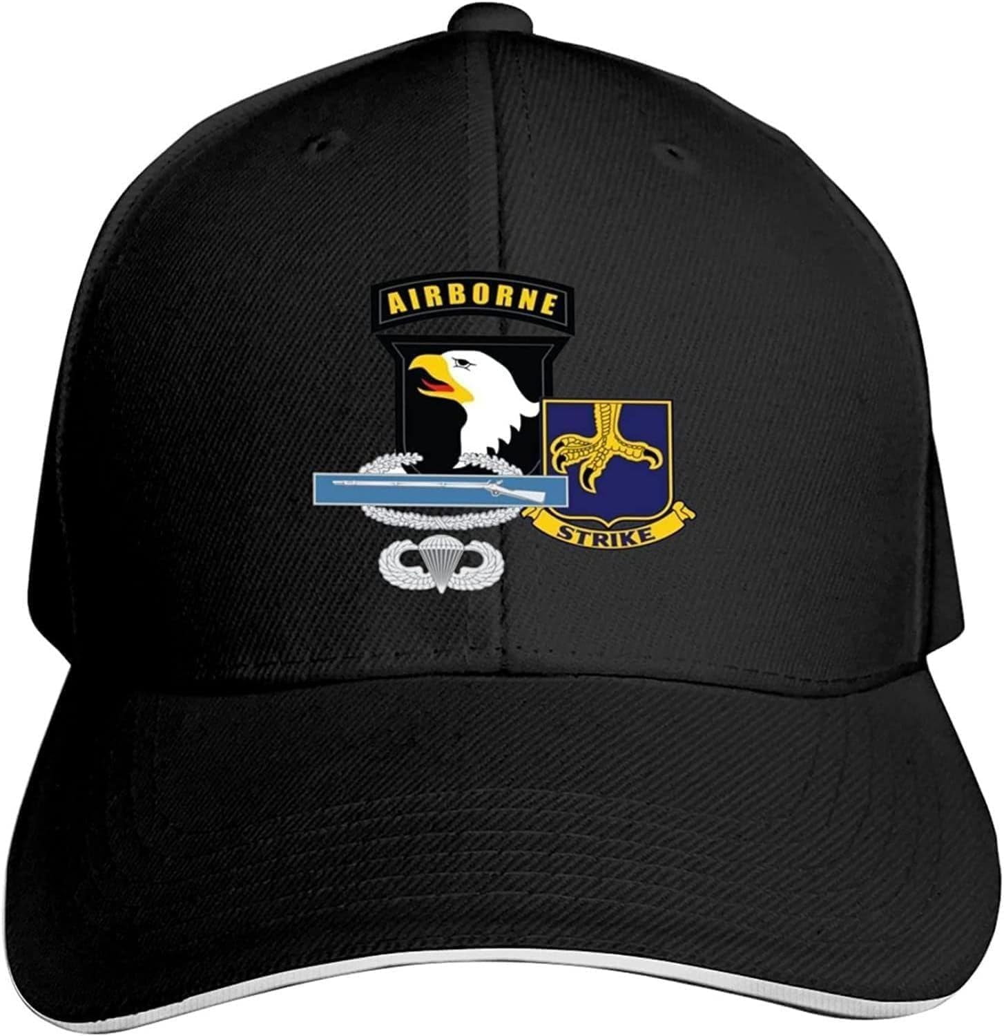 101st Airborne 502nd Infantry Regiment CIB Airborne Adult Baseball Cap ...