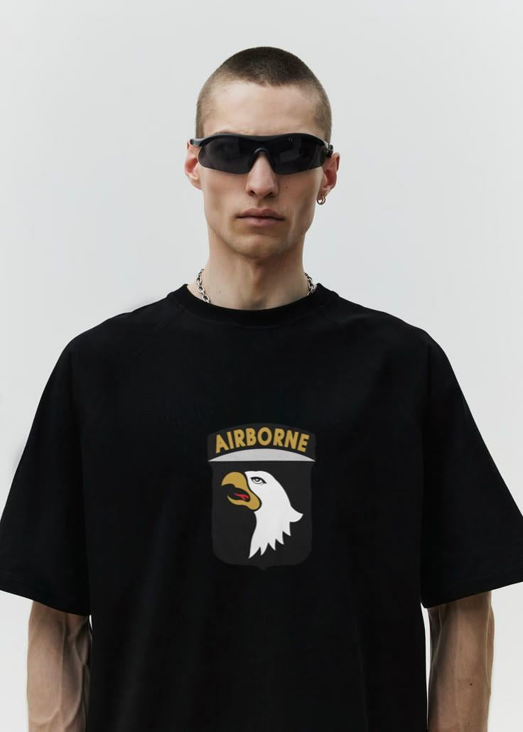 101st Airborne Division Emblem Art T-Shirt rogue-design, for men ...