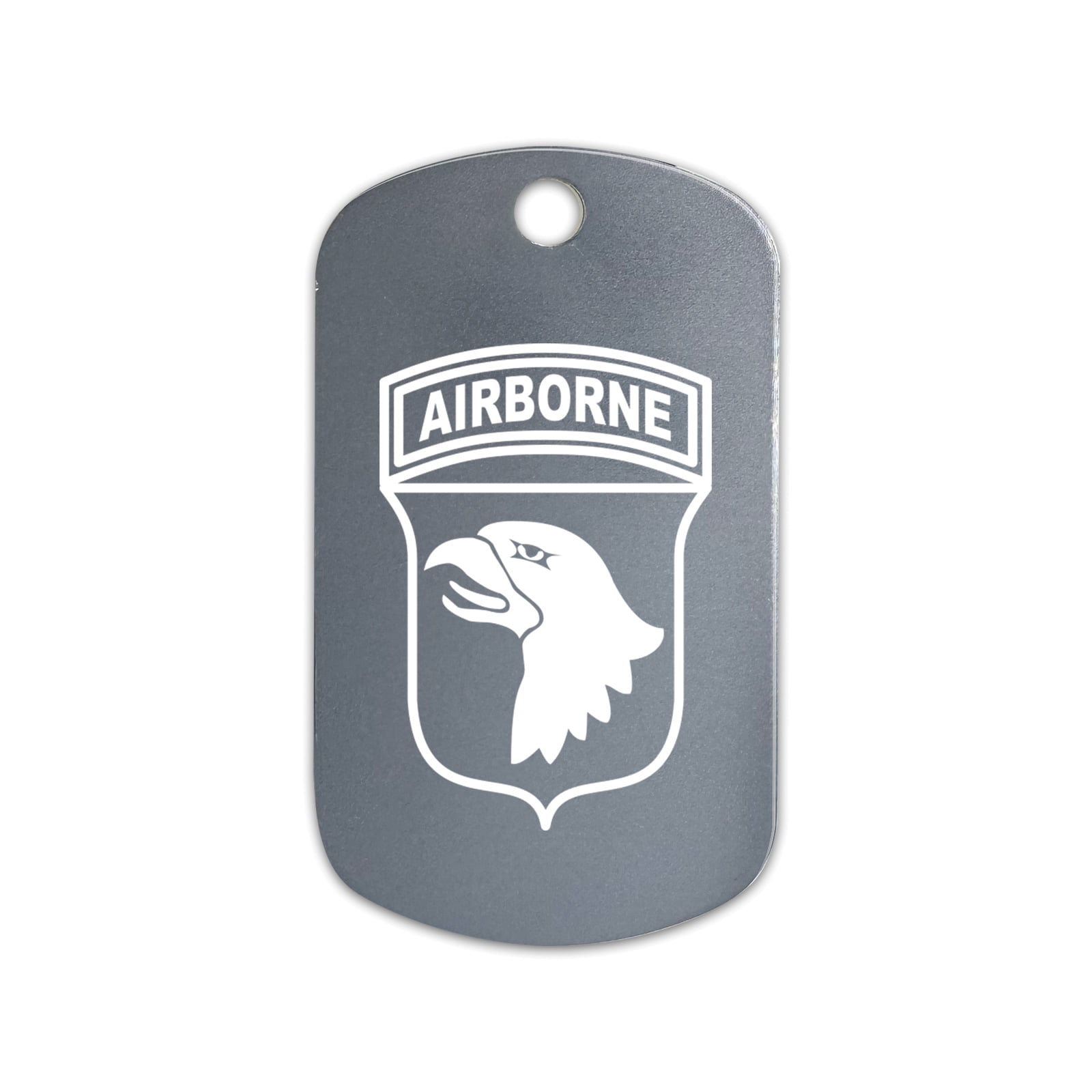 101st Airborne Division GI Dog Tag Aluminum Keychain screaming eagles ...