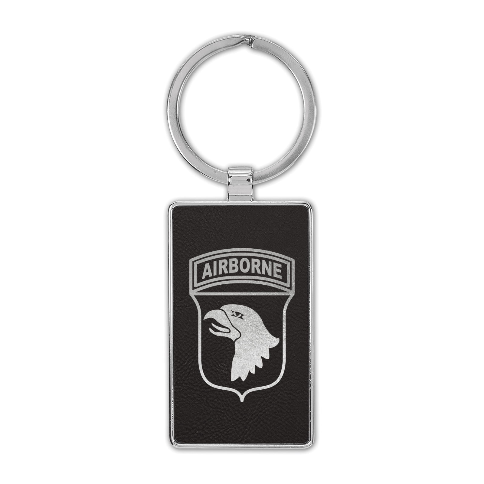 101st Airborne Division Premium Leatherette Keychain screaming eagles ...