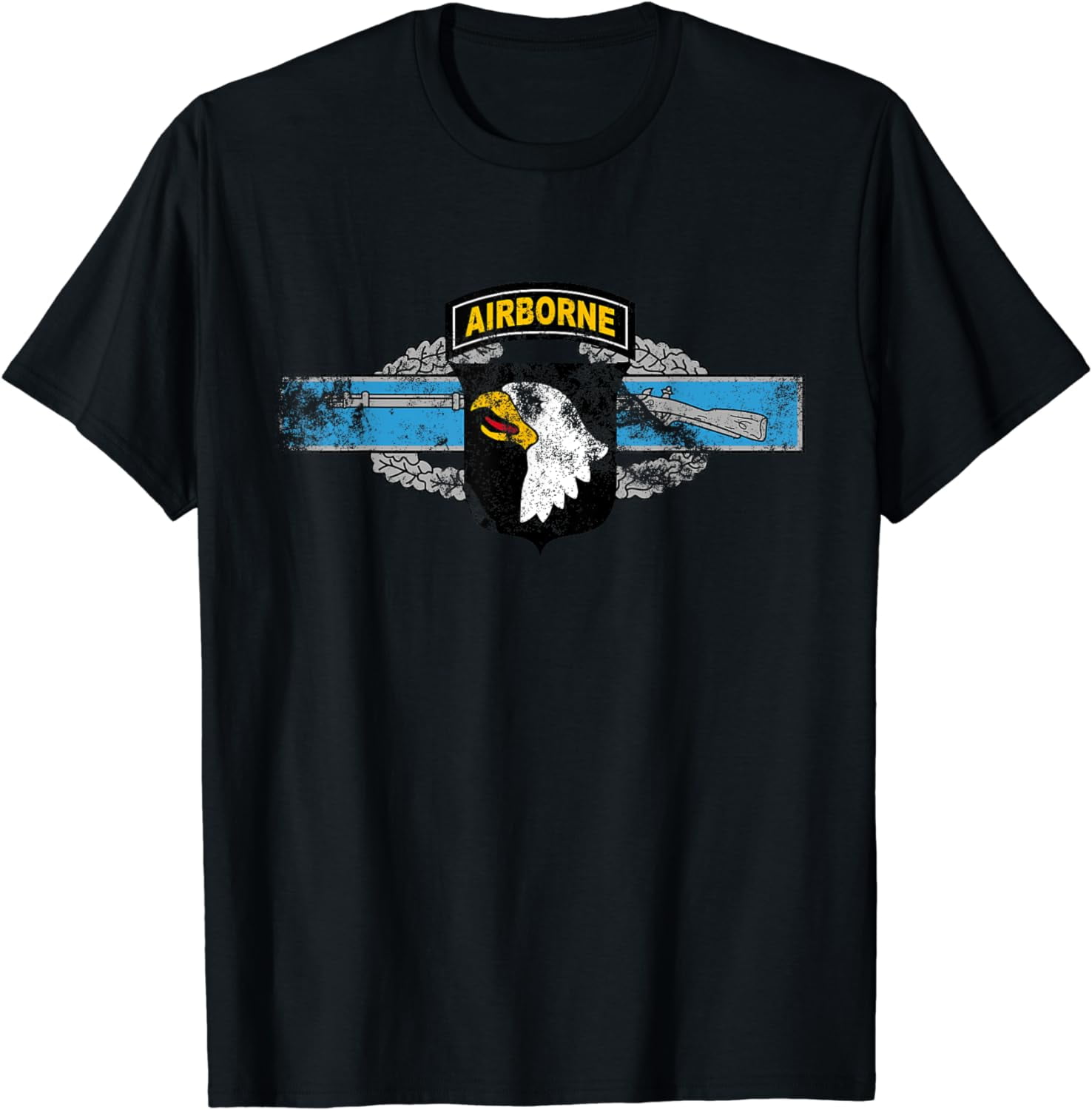 101st Airborne Patch Combat Infantryman Badge (CIB) vintage T-Shirt ...