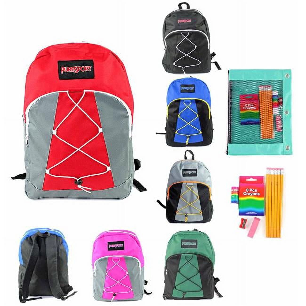 102-17BUNGEE-ELM6 17 in. Classic Bungee Puresport Backpack & Elementary ...