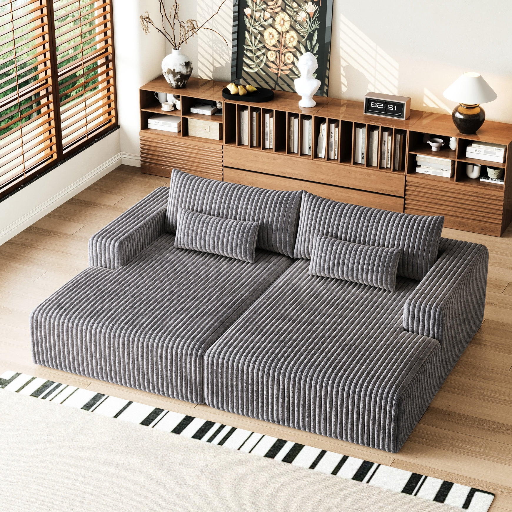 102" Cloud Reclining Chaise | Relaxing Sleeper for Bedroom | High ...