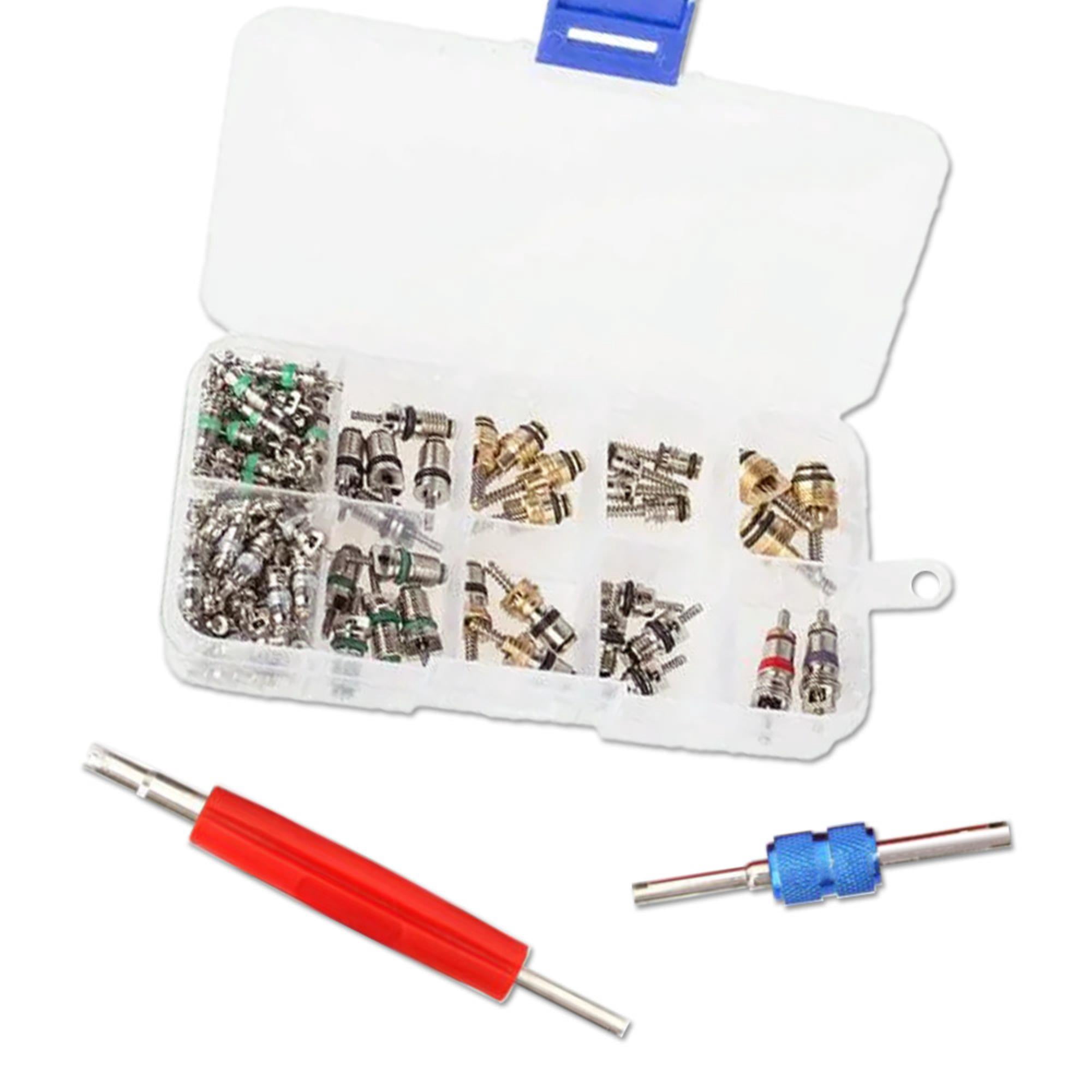 102-Piece Air Conditioning Accessories Set with Valve Core Remover Tool ...