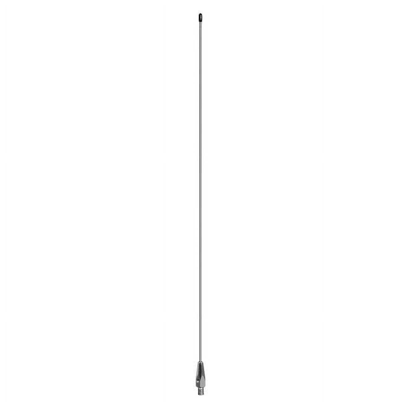 102 in. Steel Whip with 0.38 x 24 in. Thread Crimp Style - Walmart.com